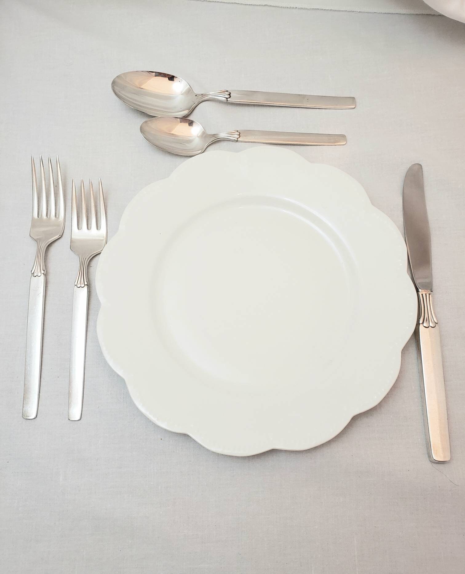 Twilight Vintage Silverware Set for 4. Also Includes a Ladle, Sugar/jam ...