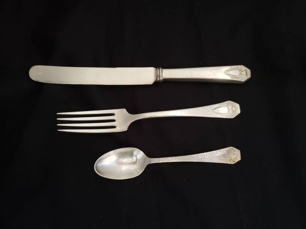 Home & Living Kitchen & Dining Flatware & Silverware Heraldic vintage ...
