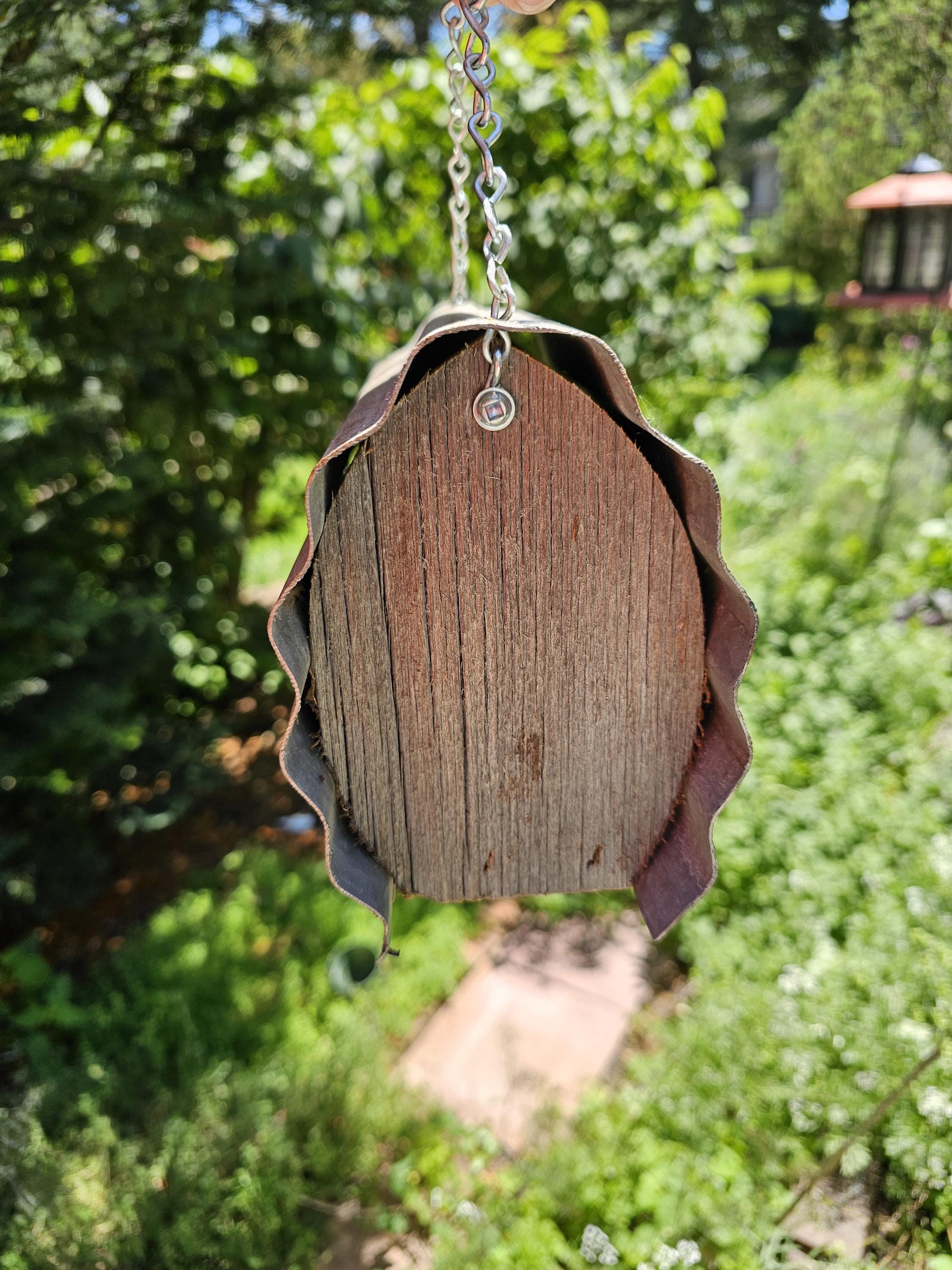 Amish Bird House Made From 1800's Barn Wood With Corrugated Metal Roof ...