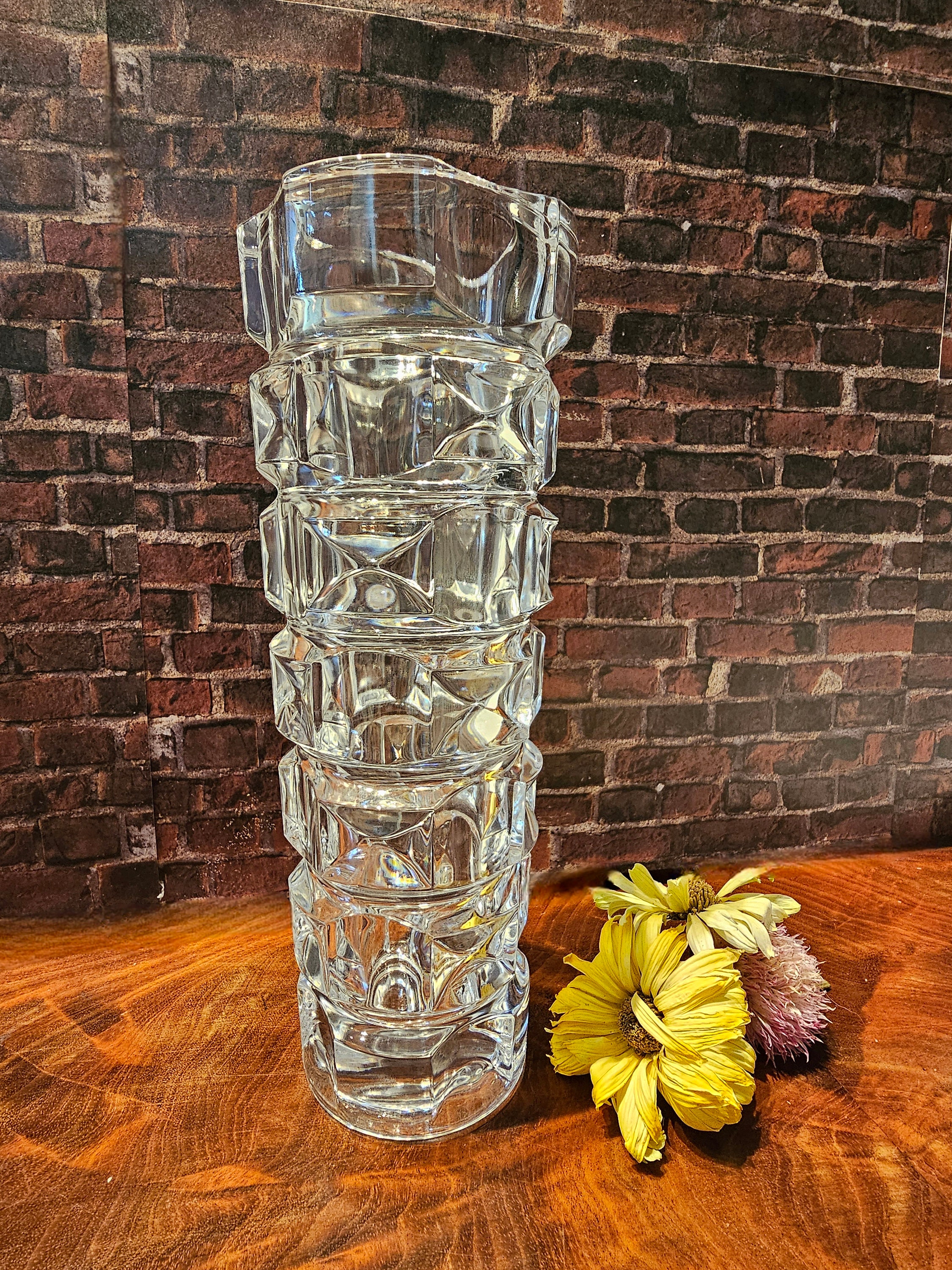 Vintage Crystal Vase. Ancenis Design by Jg.durand. Heavy Weight. Great ...