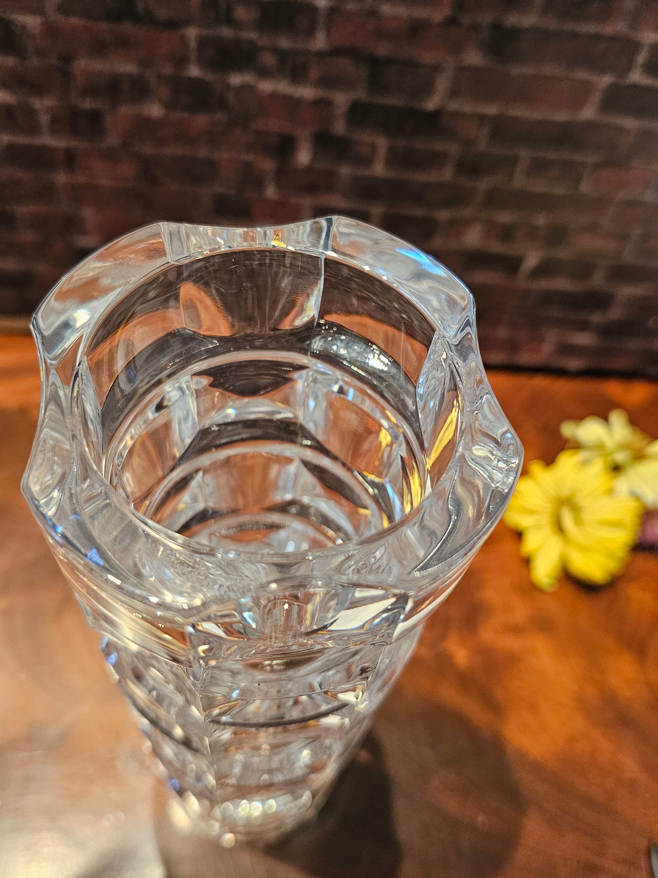 Vintage Crystal Vase. Ancenis Design by Jg.durand. Heavy Weight. Great ...