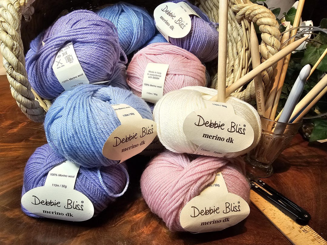Debbie Bliss Merino Yarn. Soft Italian Wool. Choice of Colours ...