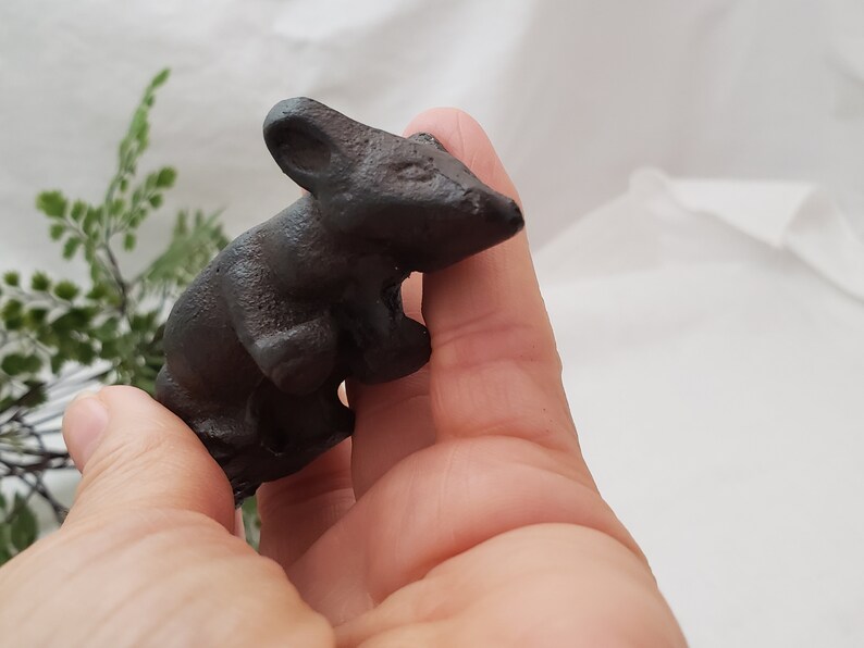 Iron Handmade Mouse. He Brings His Own Cheese. A Fun Home Décor Piece ...