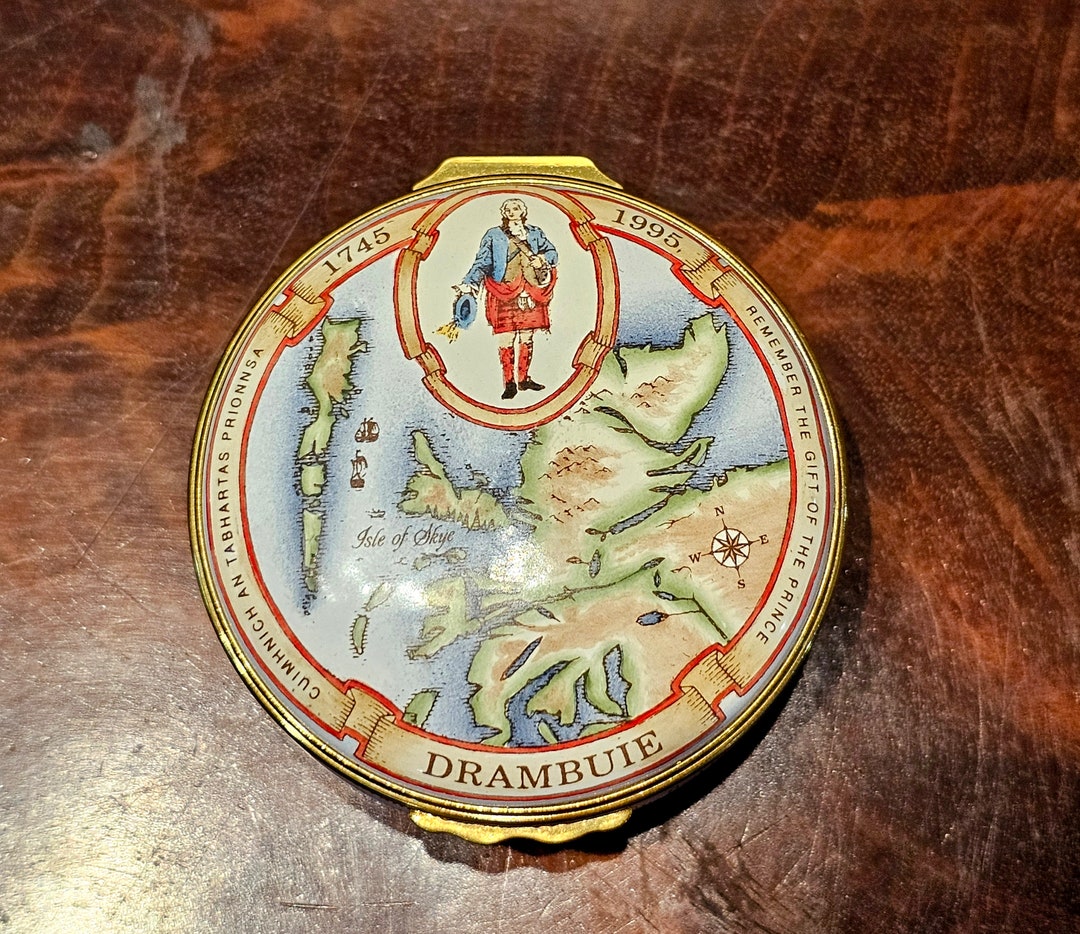 Halcion Days Commerative Drambuie 1995 Enamel Box. Highlights of Story ...