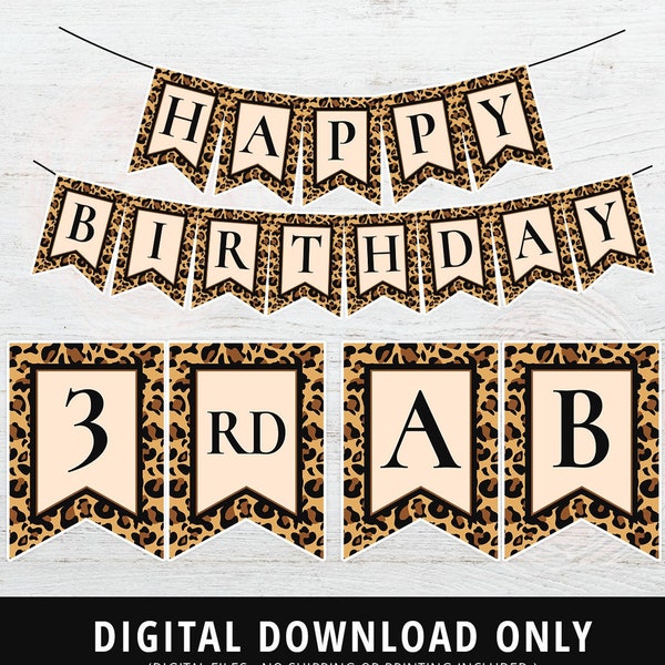 Leopard Party Decorations - Etsy