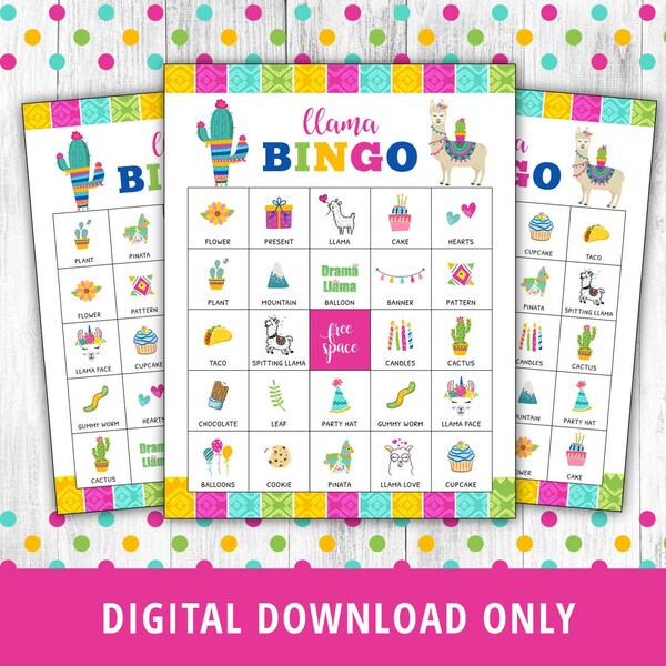 Llama Printable - Etsy