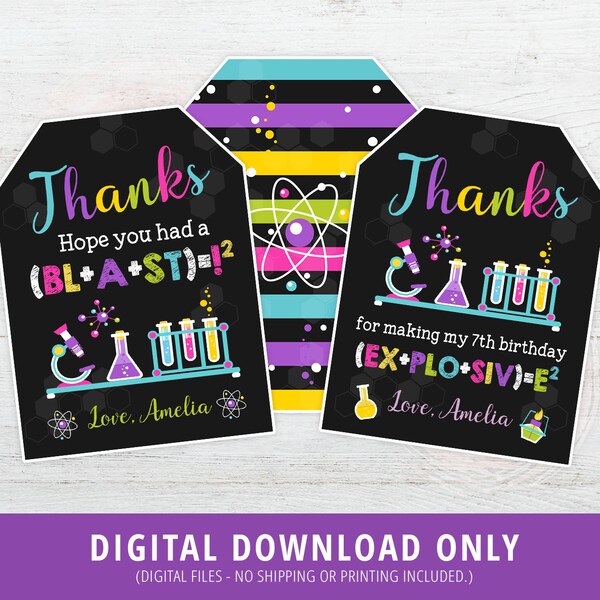 Science Party Favors - Etsy