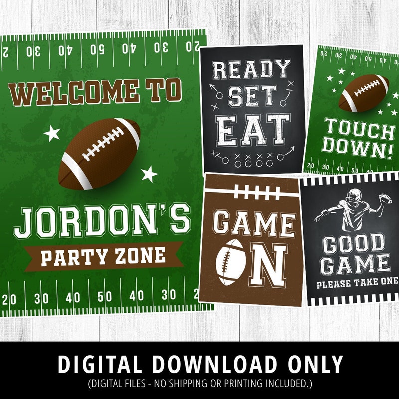 Football Welcome Sign - Etsy