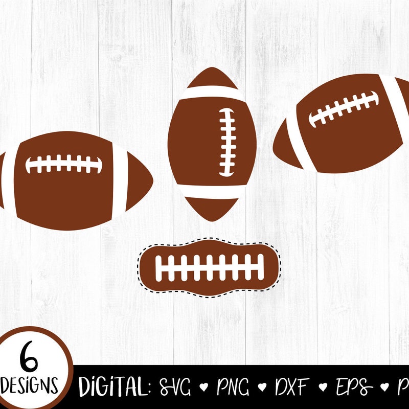 Half Football Svg - Etsy