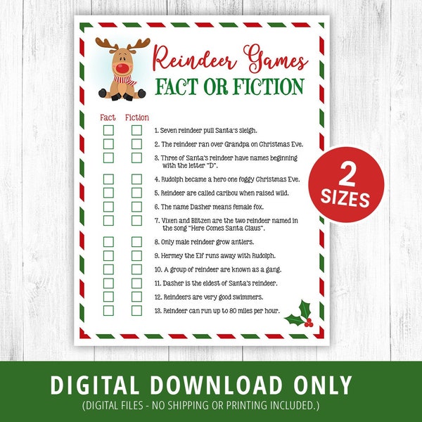 Christmas Trivia Printable - Etsy