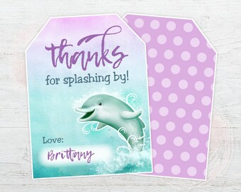 Dolphin Thank You - Etsy