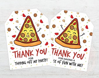 Pizza Thank You Card | Etsy