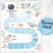 Printable Outer Space Reward Chart, Space Reward Chart Kids, Space ...
