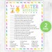 Easter Riddles Game, Printable Easter Game, Easter Activity, Easter ...