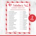 Valentine's Day Candy Match Game, Valentine's Candy Quiz Game ...