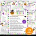 Halloween Games Bundle Printable, Halloween Activities, Halloween Party ...