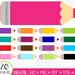 Pencil Clipart, Colored Pencils Clipart, School Supplies Clipart, Label ...