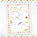 First Day of School Interview, Back to School Printable, Questionnaire ...