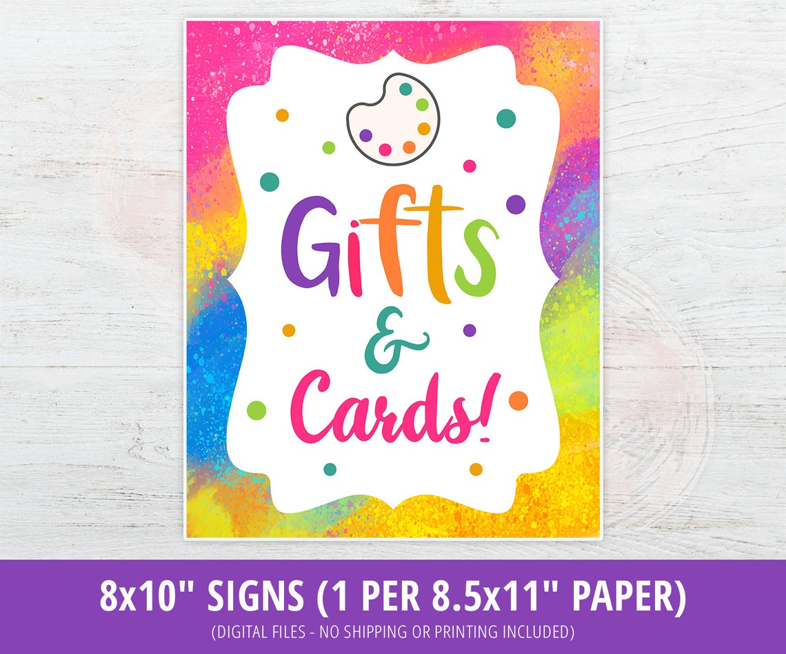 Art Painting Party Signs Paint Signs Art Welcome Sign Art - Etsy