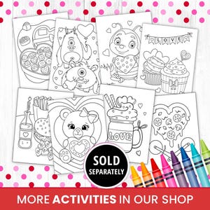 Valentines Day Craft Printable, Build a Ladybug for Kid, Kid's ...