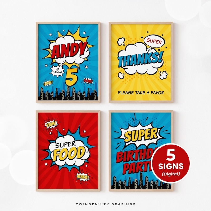 Superhero Welcome - Etsy