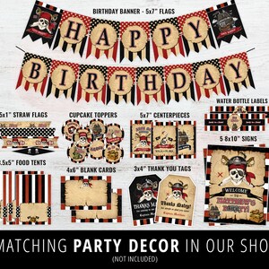Pirate Party Signs, Pirate Birthday Decor, Pirate Decorations, Pirate ...