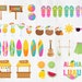 Luau Clipart, Tropical Luau Clipart, Hawaiian Luau Clipart, Tiki ...