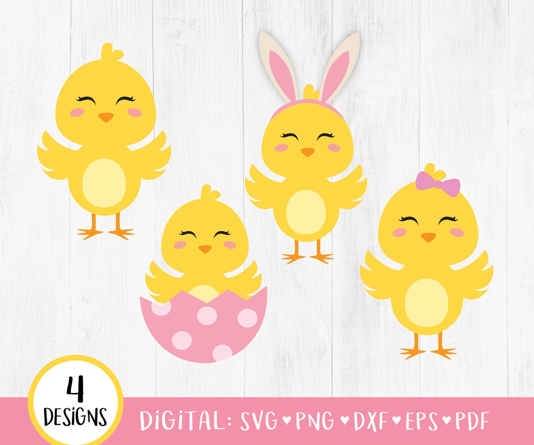 Easter Chick SVG, Chick Svg, Easter Svg, Easter Chick Clipart, Easter ...