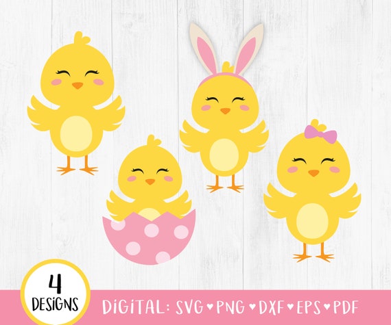 Easter Chick SVG Chick Svg Easter Svg Easter Chick Clipart - Etsy