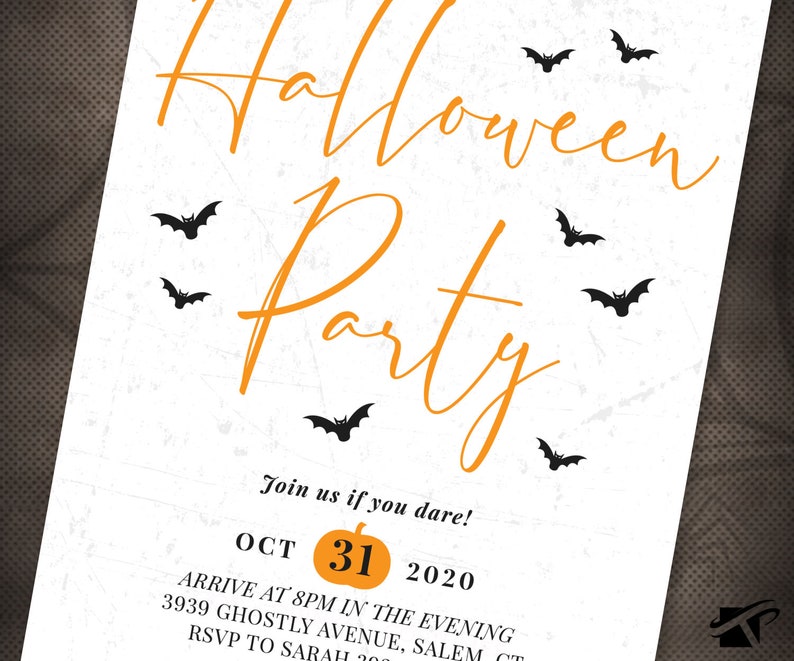 Halloween Party Invitation Halloween Invitation Adults Adult - Etsy