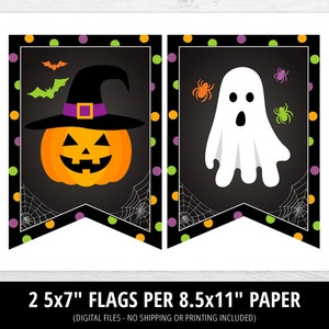 Halloween Banner, Happy Halloween Banner, Halloween Party Decorations ...