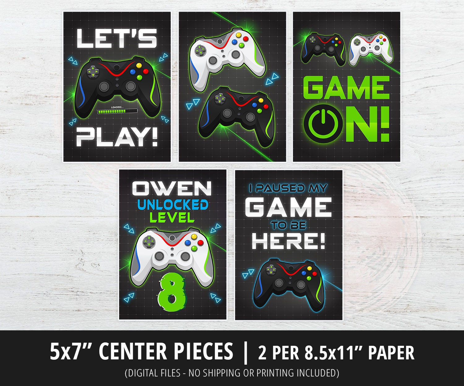 Video Game Party Decorations, Video Game Birthday Party Decor, Game ...