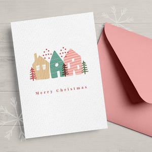 Cute Christmas Clipart, Pink Christmas Boho, Christmas Clipart, Holiday ...