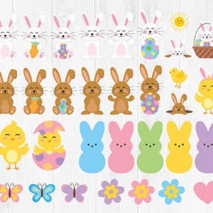 Easter Clipart, Easter Clipart Bundle, Bunny Clipart, Easter Chicks ...