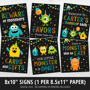 Monster Birthday Decorations, Little Monsters Birthday Party Decor ...