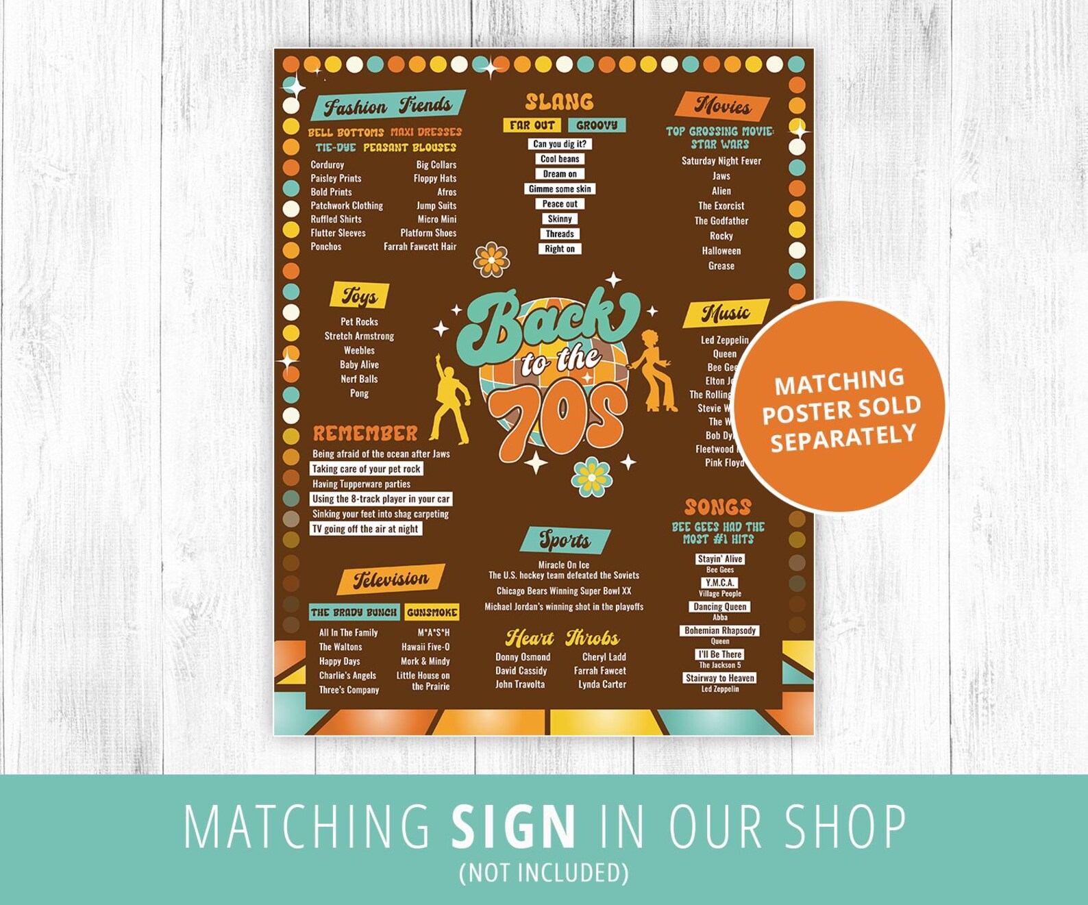 70s Trivia Games Printable, 70s Trivia Game, 70s TV Trivia, 70s Music ...
