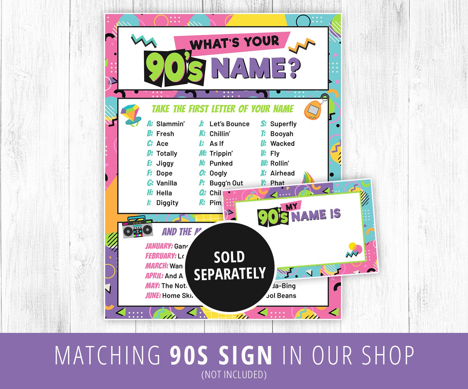 90s Trivia Games Printable, 90s Trivia Game, 90s TV Trivia, 90s Music ...