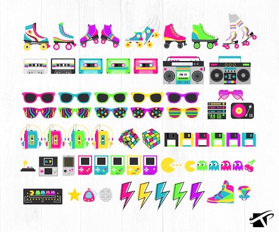 1980s Clipart
