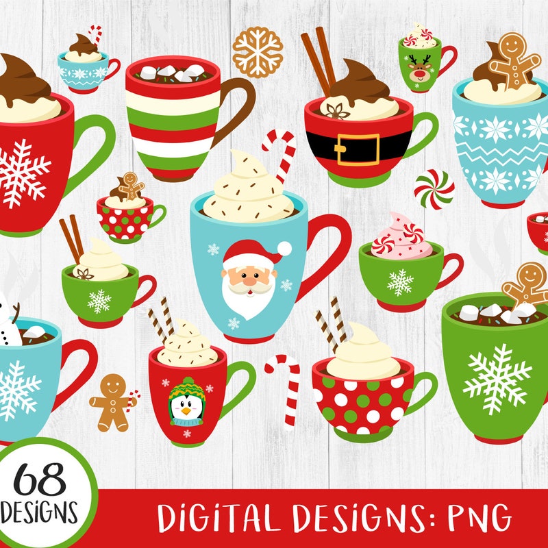 Hot Chocolate Mugs - Etsy