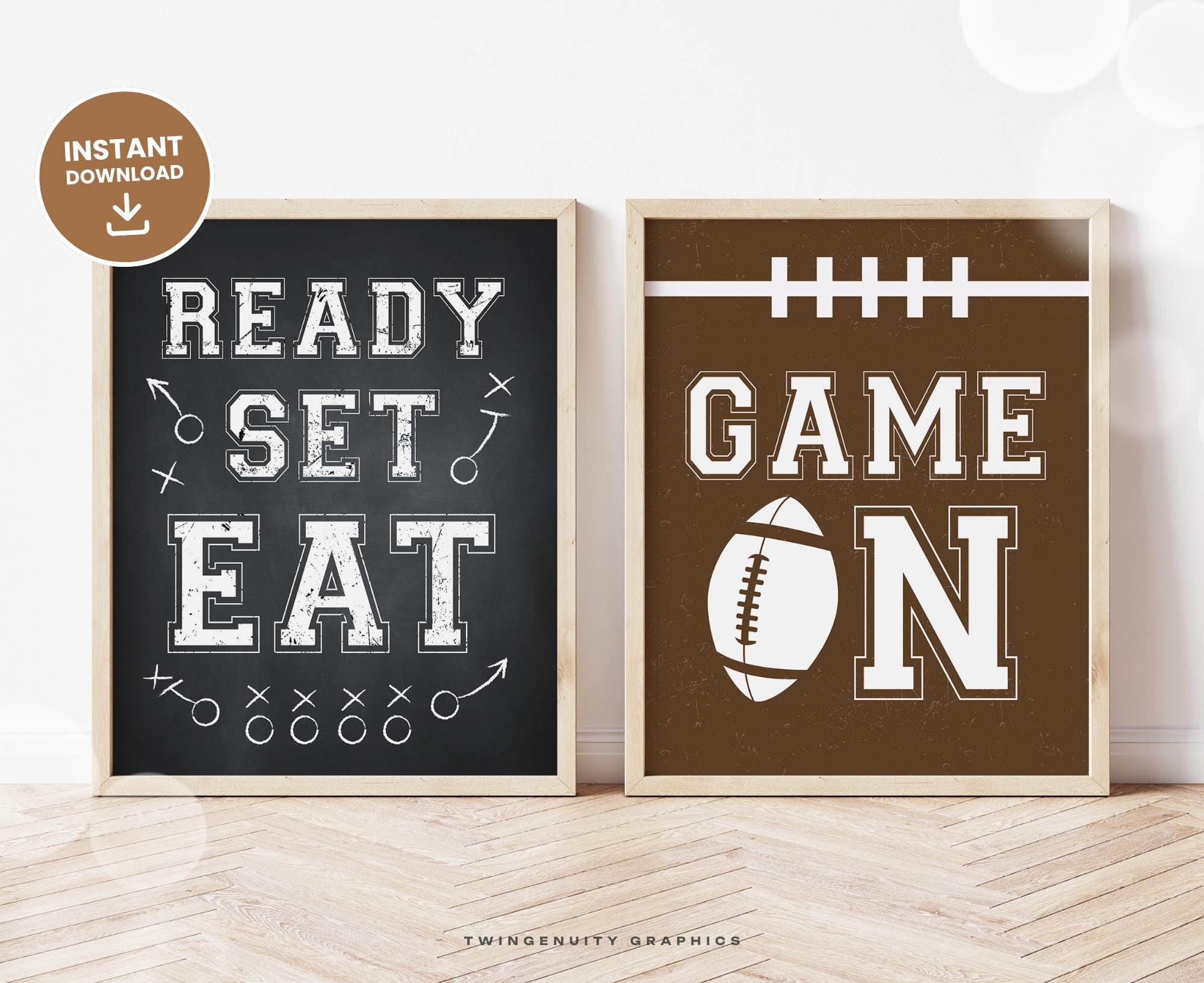 Football Party Signs, Football Birthday Party Signs, Football Welcome ...