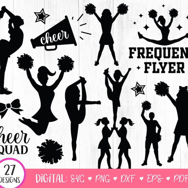 Cheerleading Svg - Etsy