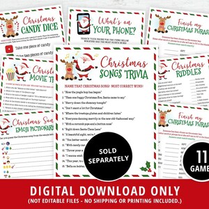 Printable Christmas This or That Game, Christmas Party Game, Christmas ...