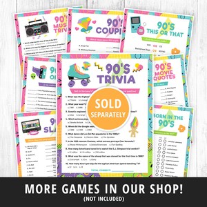 90s Party Sign, What's Your 90s Name Sign, 90s Birthday Theme, 1990s ...