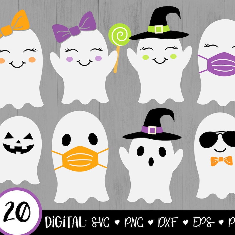 Halloween Masks Svg - Etsy