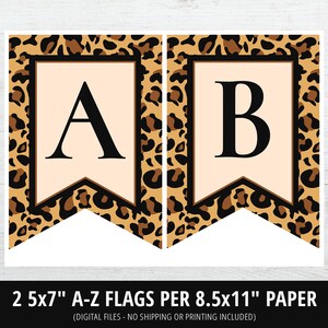 Leopard, Cheetah Print Banner, Leopard Print Banner, Cheetah Birthday ...
