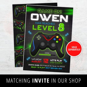 Video Game Banner, Video Game Birthday Banner, Party Banner, Video Game ...