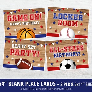 Sports Birthday Party Decorations, All-star Sports Party Decor, Sports ...