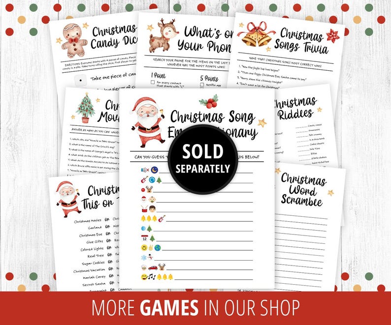 Christmas Riddles Game Printable, Christmas Party Game Kids, Christmas ...