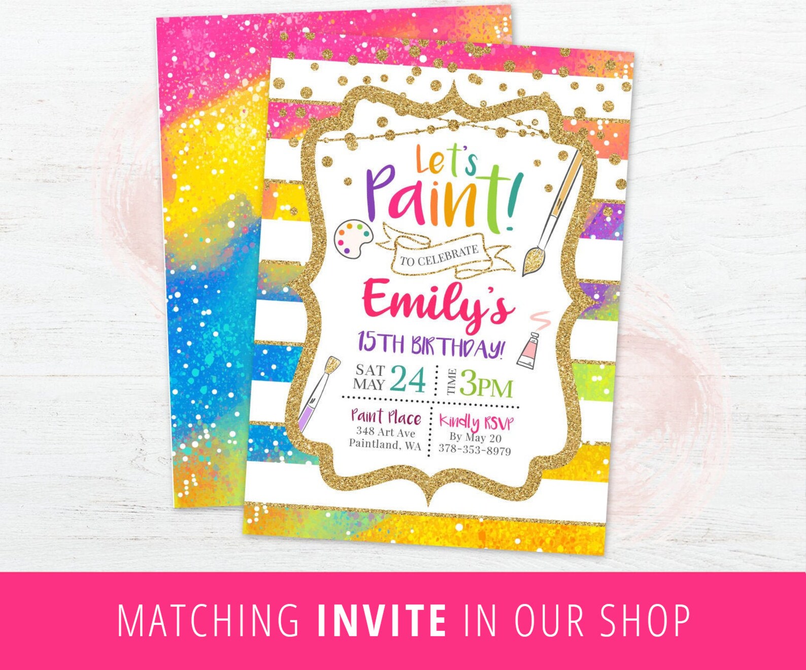 Art Painting Party Signs Paint Signs Art Welcome Sign Art - Etsy