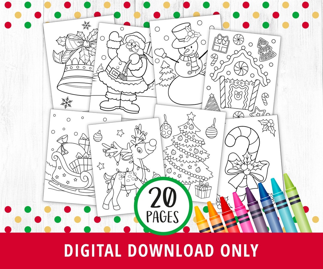 Christmas Coloring Pages, Christmas Printable, Christmas Games ...